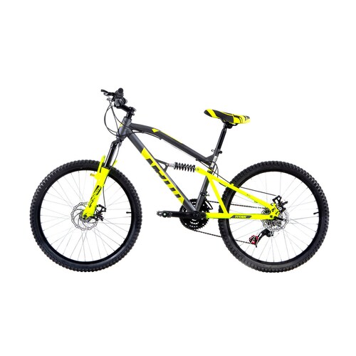 Bicicleta Veloci Titan Rodada 24 Gris Urbana