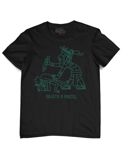 Playera Hombre Objeto o Pastel Estampada DTG T-shirt