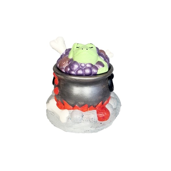 caldero con rana dulcero