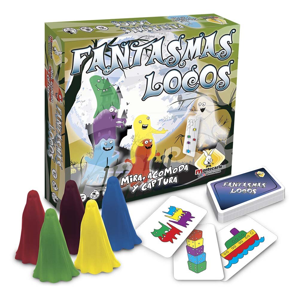 Fantasmas Locos Novedades Montecarlo juego de mesa familiar de agilidad ...