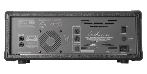 Consola BACKSTAGE amplificada usb 6L4 6canales 400watts