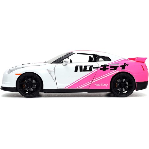 2009 Nissan Skyline GT-R R35 con Figura Hello Kitty Tokyo Speed Jada ...