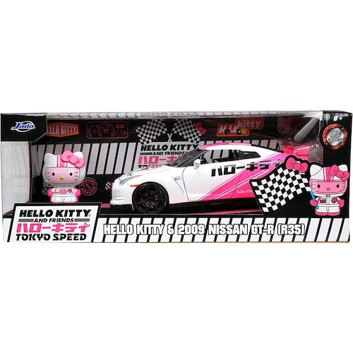 2009 Nissan Skyline GT-R R35 con Figura Hello Kitty Tokyo Speed Jada ...