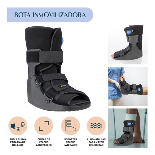 Bota Ferula Baja Neumatica Walker Inmovilizador De Tobillo GDE