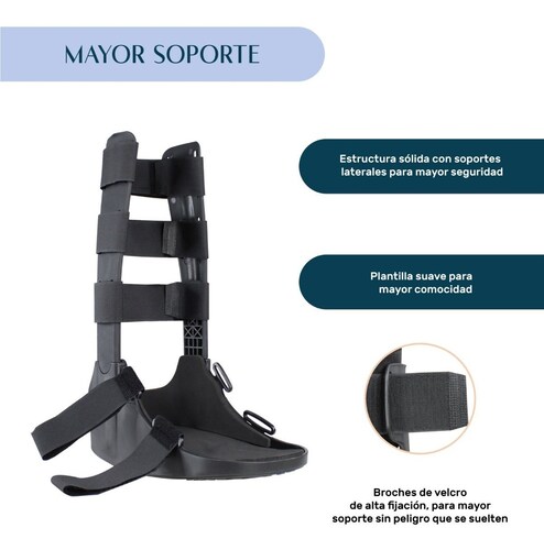 Bota Neumatica Ortopedica Ferula Walker Larga Inmovilizador XL