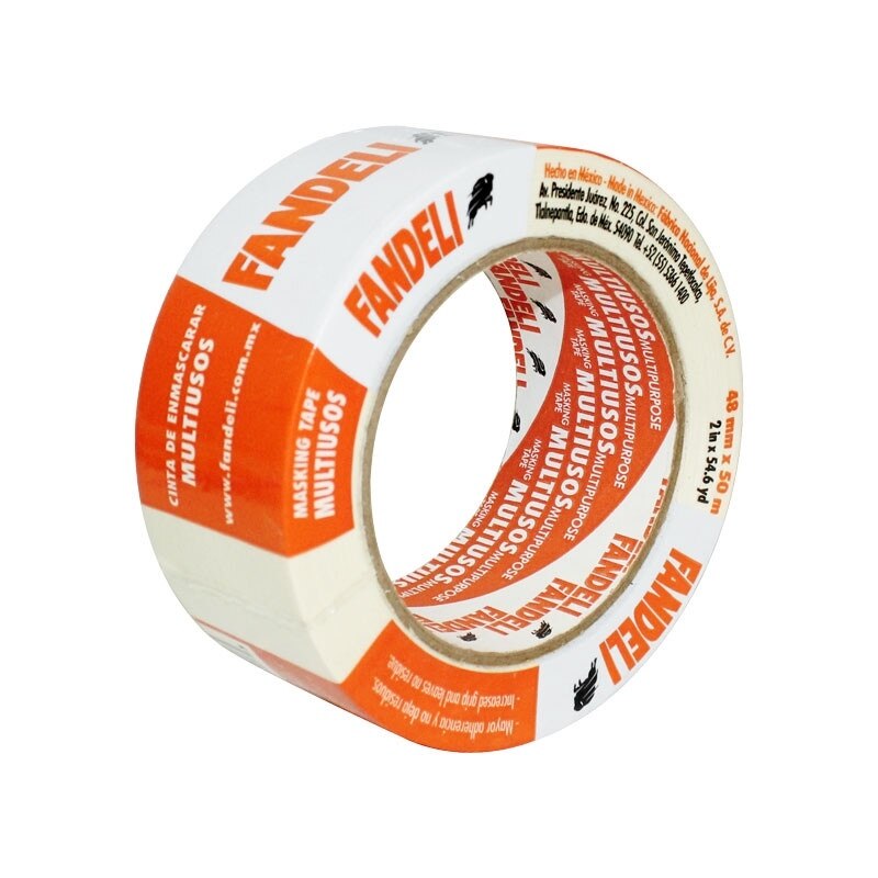 Cinta Masking Tape 2 Pulgadas 48mm x 50m Marca Fandeli 72720