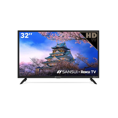 PANTALLA SANSUI SMX32D6HR 32" HD SMART TV ROKU ALBY6