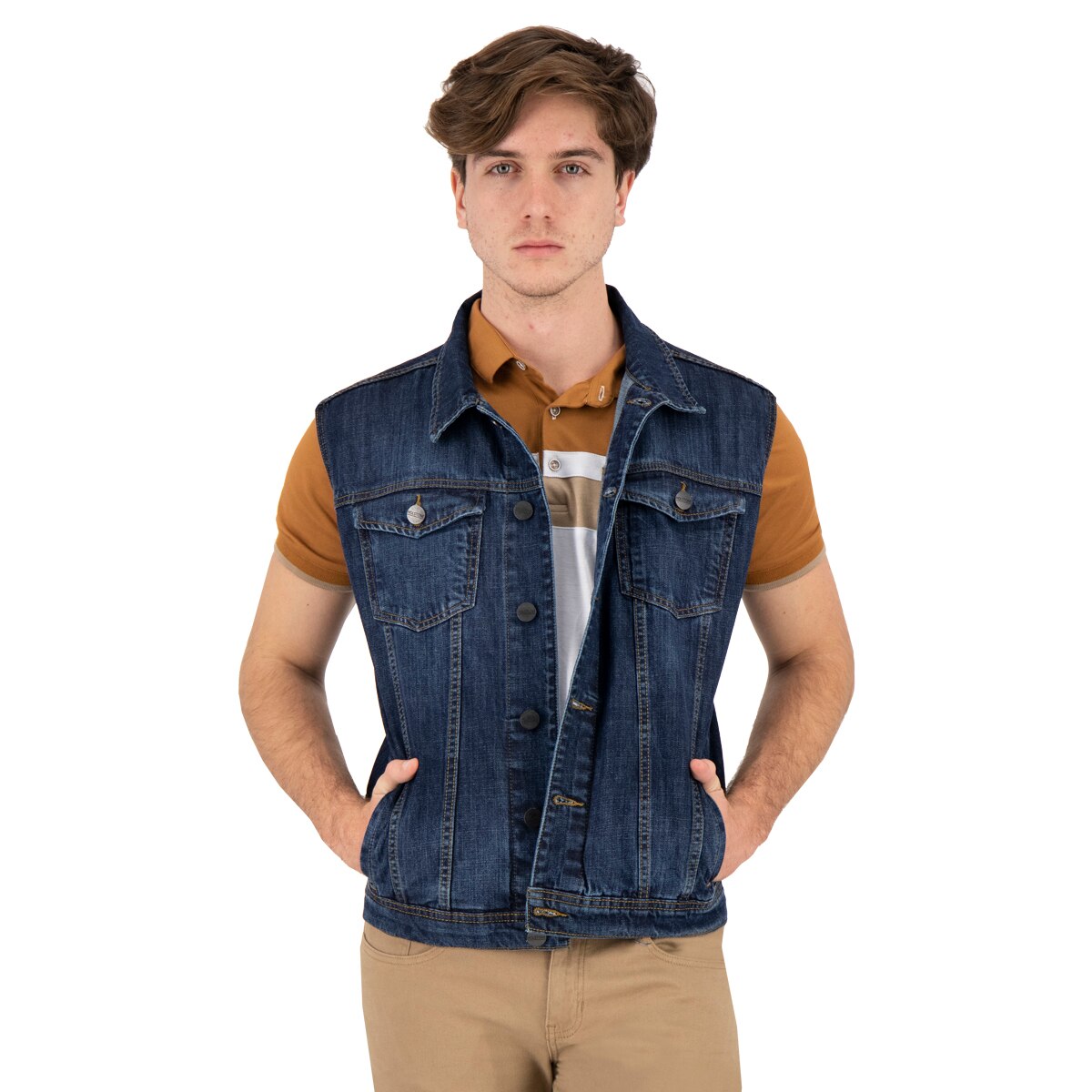 Chaleco Slim de Mezclilla Slim para Hombre Holstone - Kioto