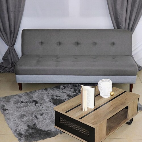 Sofá Cama Gris Moderno Cómodo Ginebra