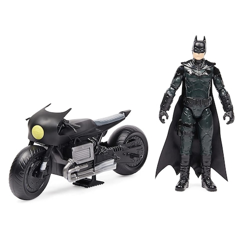 Spin Master The Batman Batimoto y Batman 29cm Batcycle Batman