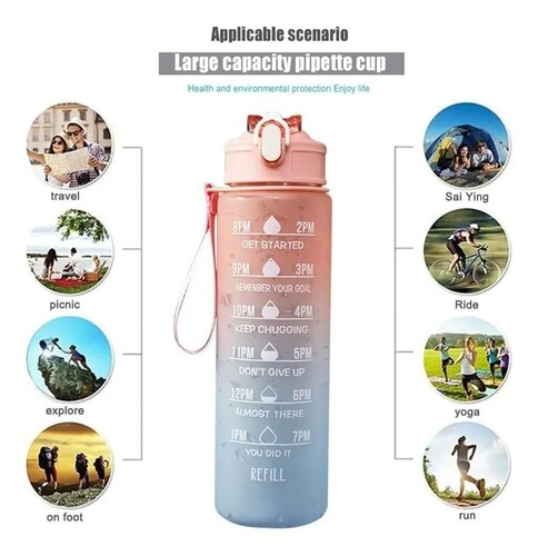 Botella Motivacional 900ml