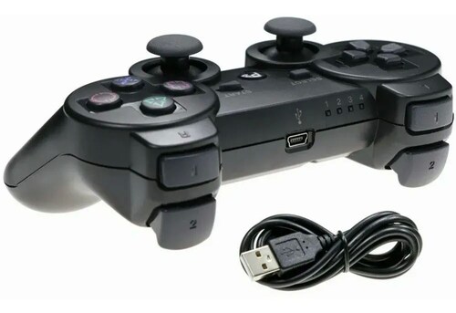 Control PS3 Alámbrico Vimi Color Negro