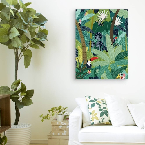 Cuadros Decorativos - Aves tropicales de Kristine Hegre