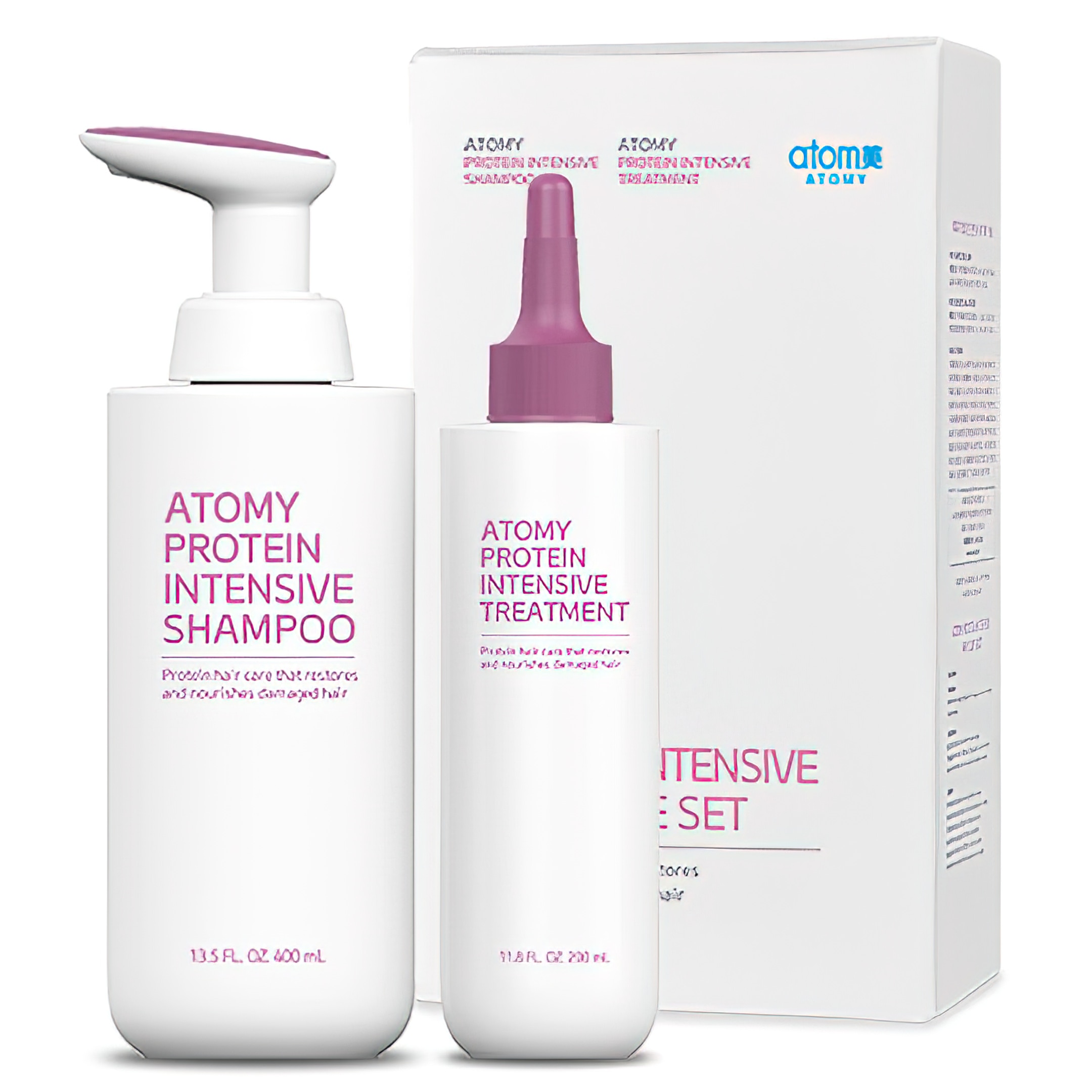 Set De Cuidado Intensivo Del Cabello Atomy Protein