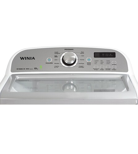 Lavadora automática Winia DWFDG1B386CSW blanca 19 Kg ORT65**