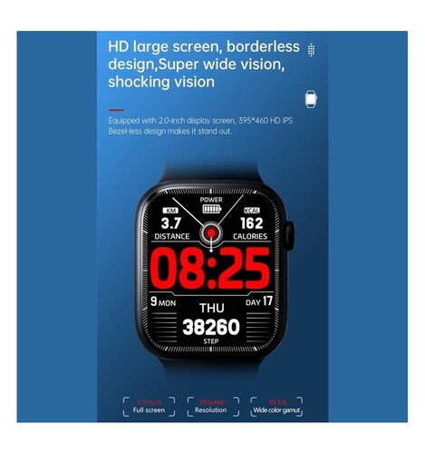 Smartwatch Reloj Inteligente Fralugio Ws67 Full Touch Ips Hd