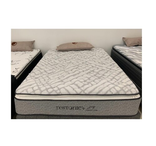 COLCHÓN RESTONIC BLACK/PALM QUEEN SIZE