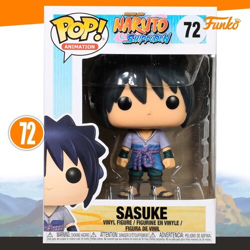 Funko Pop Naruto Shipudden Personajes Anime Figura Coleccion sasuke #72