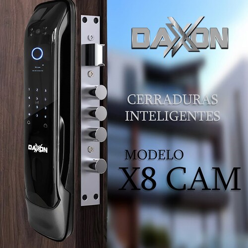 Cerradura Inteligente Huella Digital App Wifi X8 CAM (5 Métodos de ...