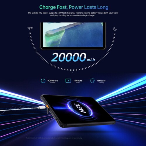 Tableta Resistente Oukitel RT2 8/128GB Doble SIM 4G