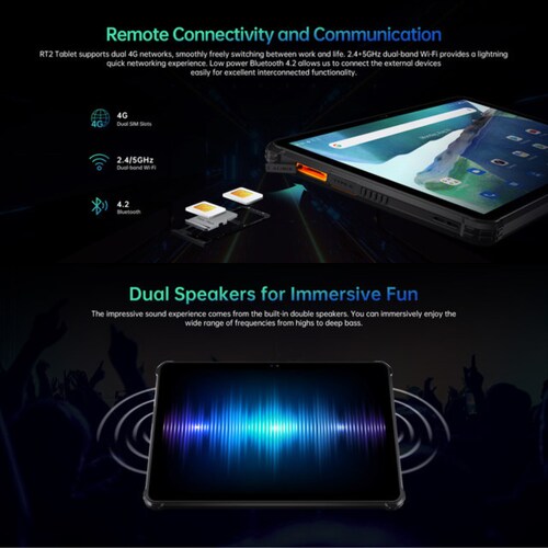 Tableta Resistente Oukitel RT2 8/128GB Doble SIM 4G