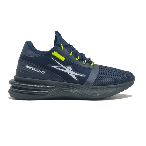 Tenis Eescord 3600 Azul Marino Deportivo Hombre Running Gym Correr Memory Foam