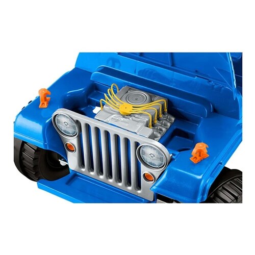 Montable eléctricoHot Wheels Jeep Wrangler 6 volts azul