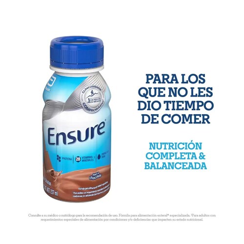 Ensure Chocolate 16 Pzas De 237 Ml