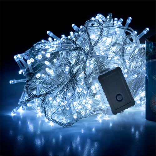 Serie De Luces Navideñas 500 Leds Luz Blanca