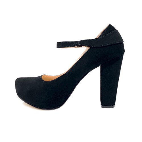 Zapatilla Dasalo En Acabado Nobuck Negro Con Plataforma Para Dama
