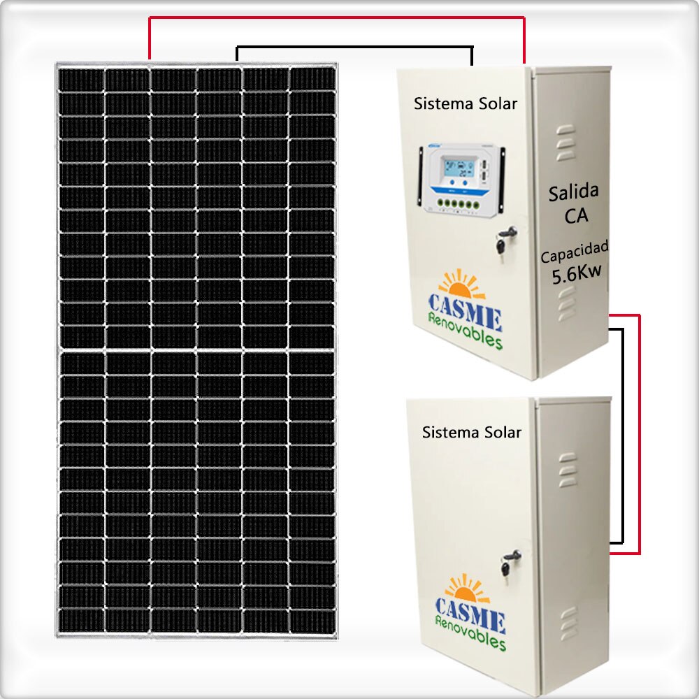Kit Solar Autónomo Refrigerador, Focos, Tv, Horno Eléctrico, Bomba de ...