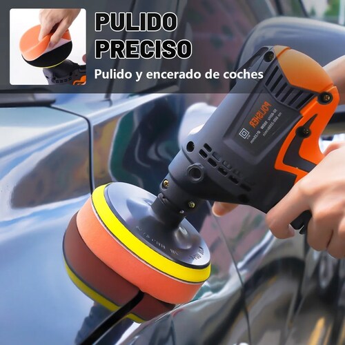 Pulidor Automotriz De Velocidad Ajustable Multifuncional