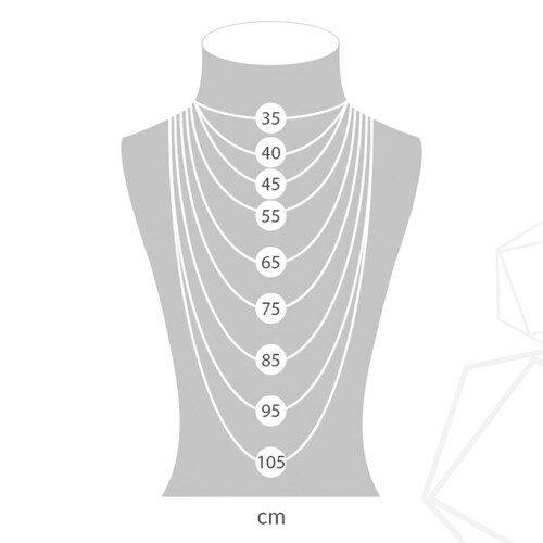 Cadena 45 cm x 1 mm Oro 14 Kilates.