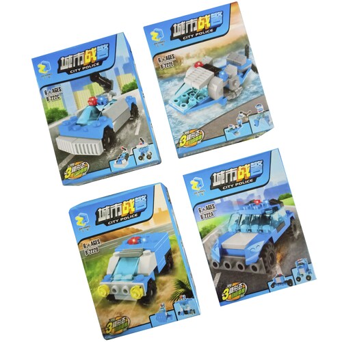 Bloques armables vehiculos transformables