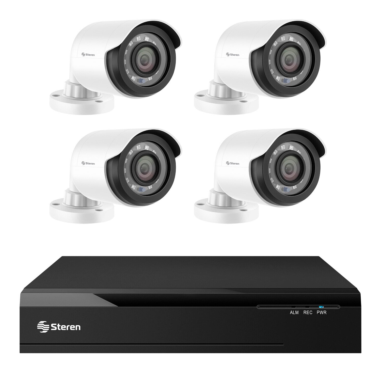 Sistema de seguridad CCTV DVR con 4 cámaras, disco duro y monitoreo por ...