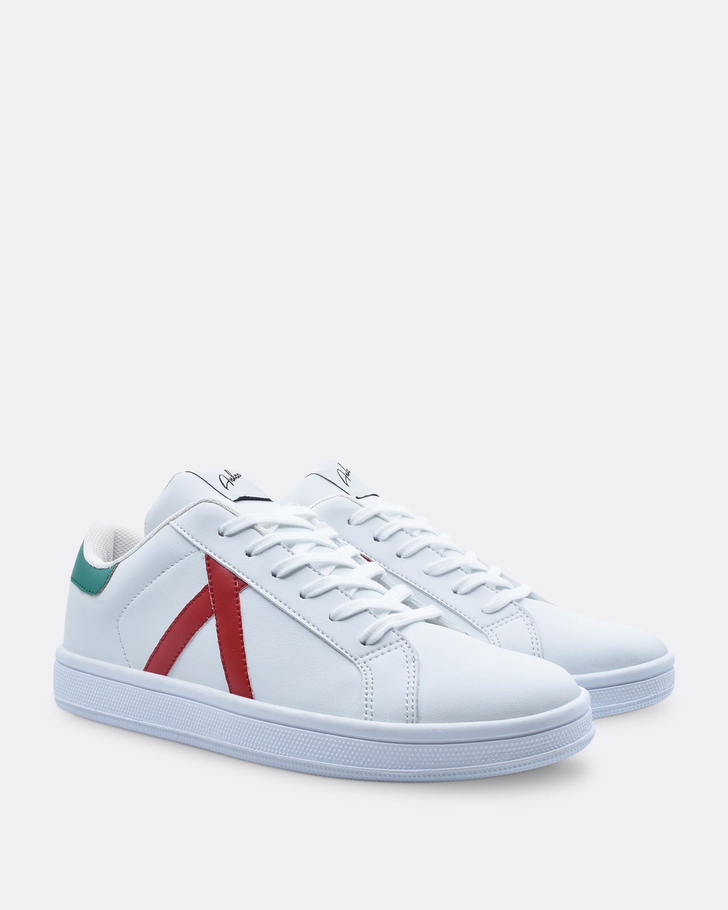 Tenis de Piel Blanco Con Agujeta Para Adulto Ankaa S001