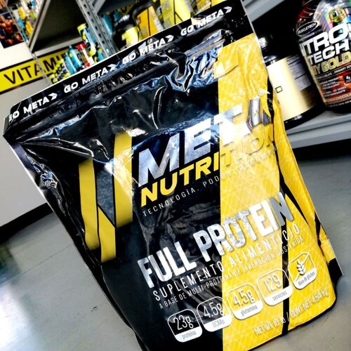 Proteina Meta Nutrition Full Protein 10 lbs 129 Serv. - Fresas con Crema