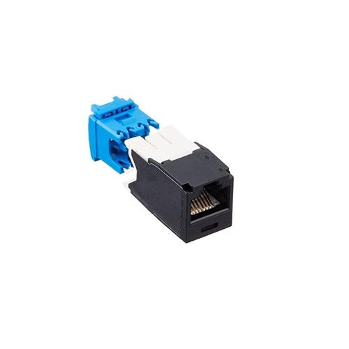 Panduit Jack de Red Mini-Com TG Cat6A UTP de 8 Posiciones, RJ-45, Negro