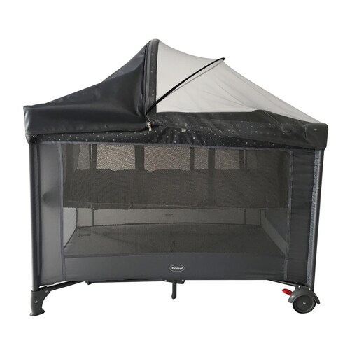 Cuna Corral Prinsel Siesta Gris Mecedor Cambiador