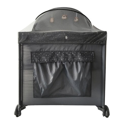 Cuna Corral Prinsel Siesta Gris Mecedor Cambiador