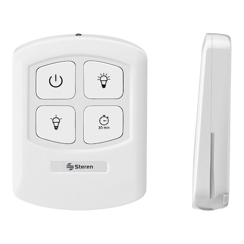 Juego 3 Mini Lámparas Led Control Remoto Iluminación Steren