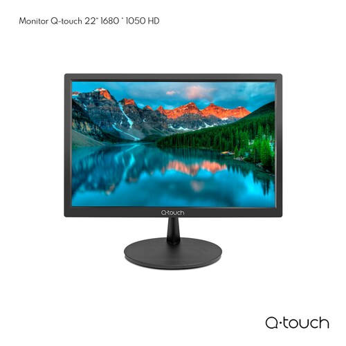 Monitor Q-TOUCH QT-2200 22 Pulgadas HD LED.