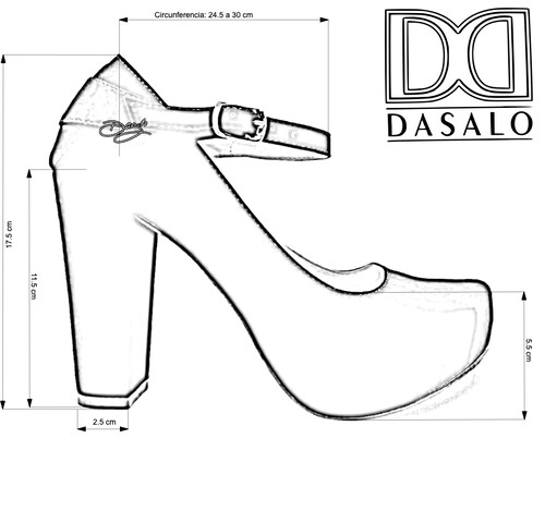 Zapatilla Dasalo En Acabado Nobuck Negro Con Plataforma Para Dama