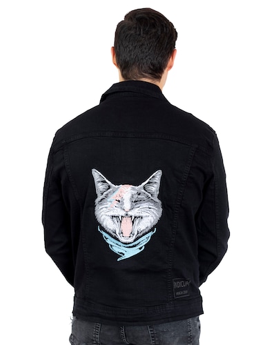 Chamarra Rock Cat Indicum para Hombre
