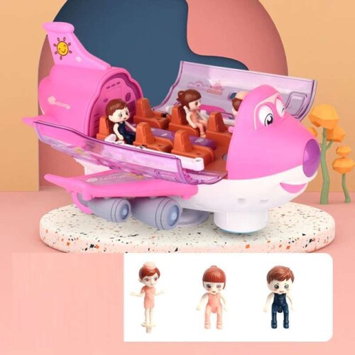 Avión Musical Con Luces Y Movimiento Airliner Universal