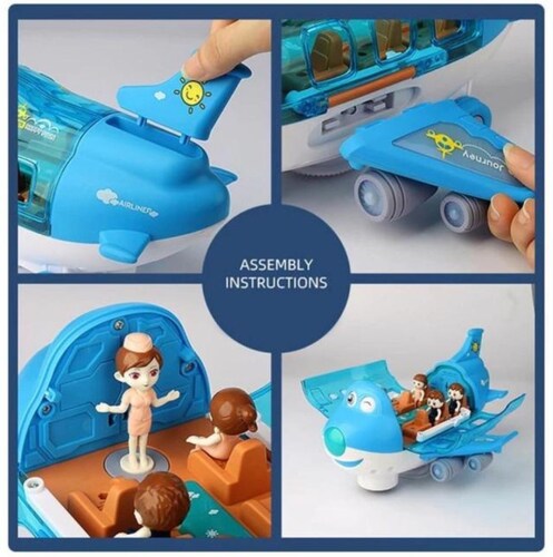 Avión Musical Con Luces Y Movimiento Airliner Universal