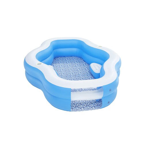 Alberca Inflable Familiar Con Asientos Bestway 821 Lts 270 Cm Azul