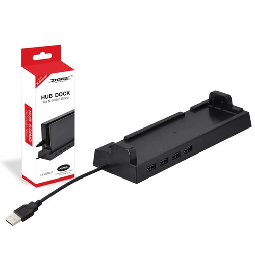 Base Vertical Puertos Extra USB Compatible Nintendo Switch