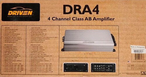 Amplificador Driven Dra4 4ch Gran Calidad Y Potencia
