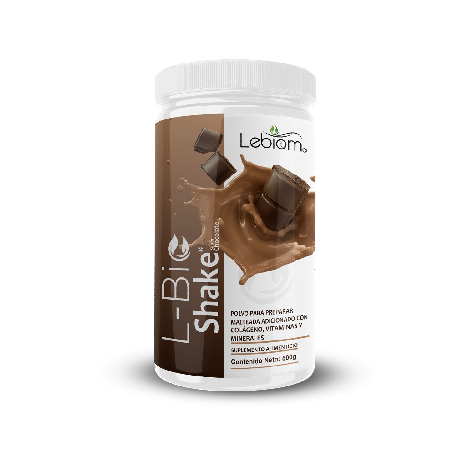 Malteada de Chocolate, proteina,control de peso 500g Shack Lebiom